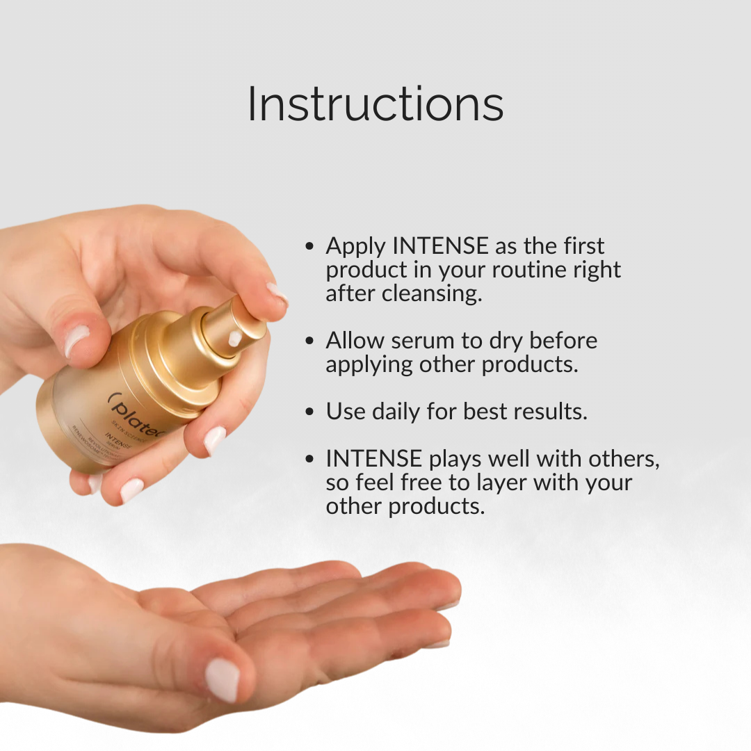 (plated) INTENSE Serum | BA | Frisco's Local Med Spa – Beautiful Aesthetics